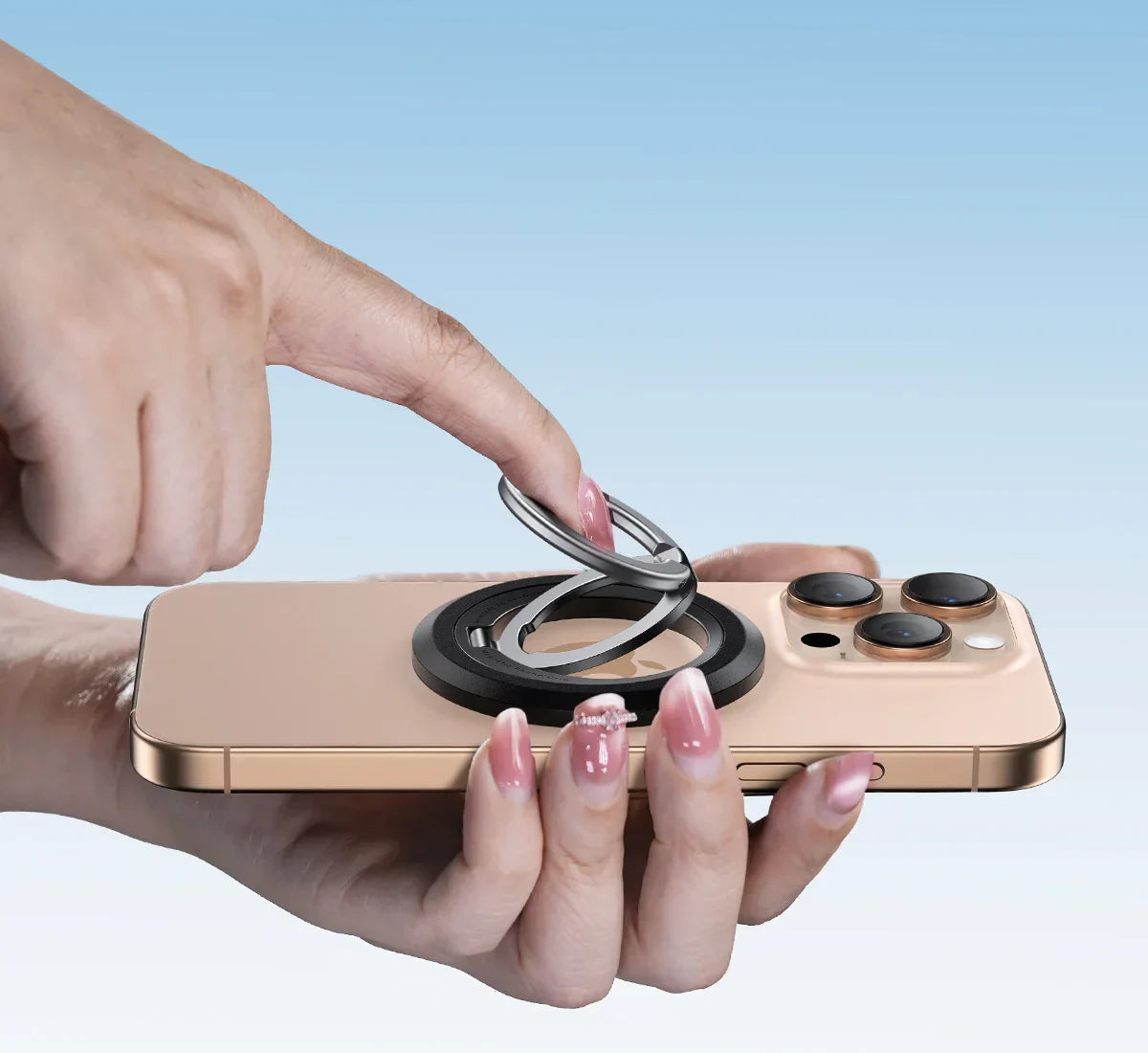 One-Pull Open Rings: Never Struggle With Your Phone Mount Again!
